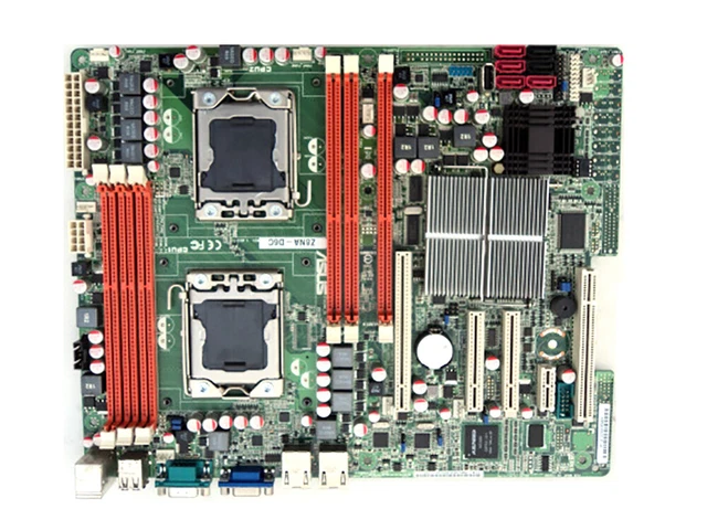 ASUS Z8NA-D6C DUAL Socket 1366 Motherboard Intel 5500 ICH10R DDR3 ATX £ ...