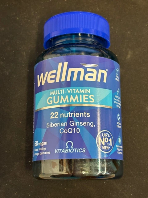 VITABIOTICS WELLMAN GUMMIES 60s Brand New Long Expiry Date (497) £11.50 ...