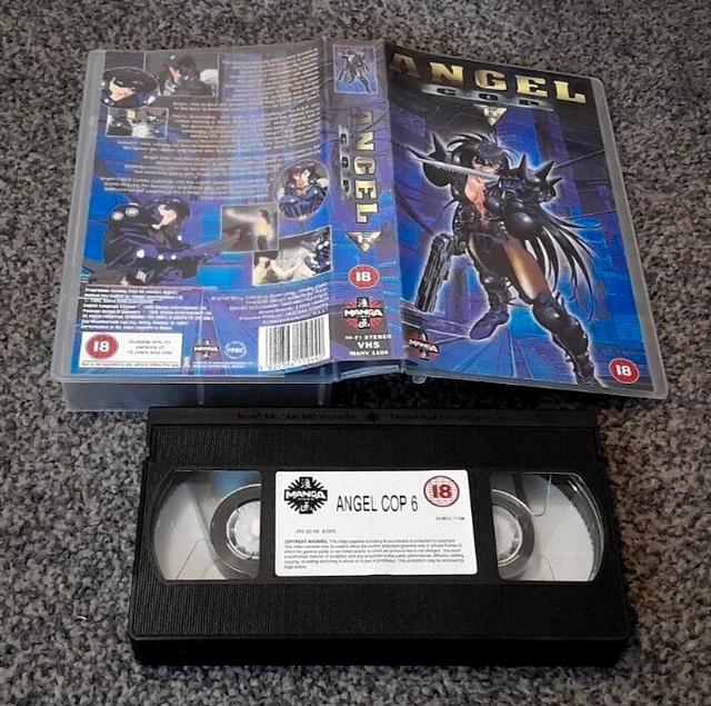 ANGEL COP 6 English Language Version Ichiro Itano Anime Manga Pal Vhs ...