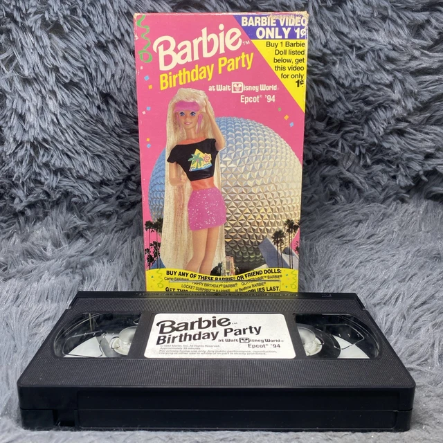 BARBIE BIRTHDAY PARTY at Walt Disney World Epcot VHS Tape 1994 Film ...