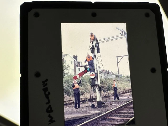 ORIGINAL 35MM RAILWAY Slide Walton-on-Naze Essex Semaphore Signal Removal 1980s £12.50 - PicClick UK