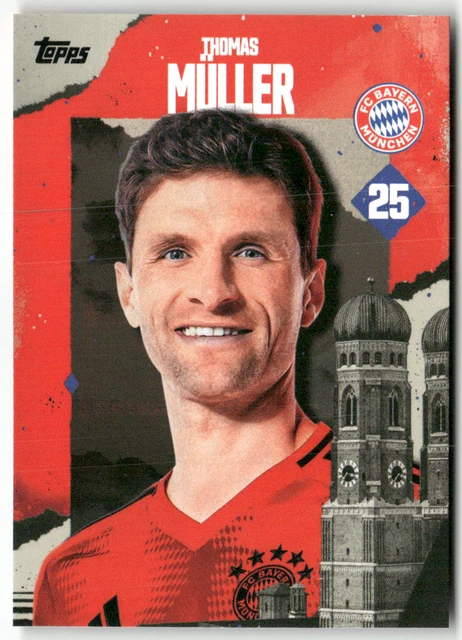 TOPPS BAYERN MUNICH Team-Set 2025 No. BG-TM Thomas Müller EUR 1,82 ...