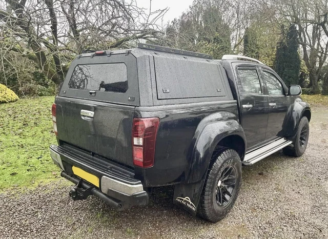 ISUZU D-MAX MK2 2015+ Rear Canopy Hardtop Double Cab Metal Black 4x4 ...