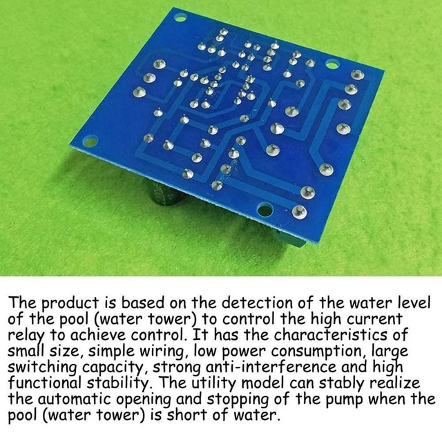 LIQUID WATER LEVEL Controller Pumping Control Module DIY M3E0 9V-12V ...