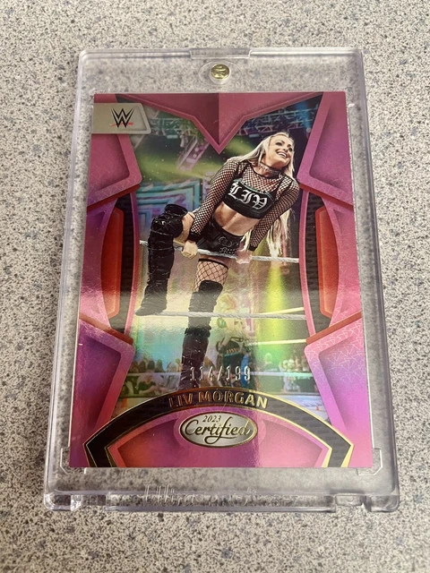 2023 CHRONICLES WWE Liv Morgan rosa certificato 114/199 EUR 33,70 ...