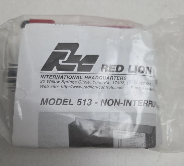 RED LION CONTROL. Accessory Power supply. Model 513. NOS. Fast shipping ...