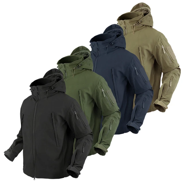 CONDOR SUMMIT 602 Softshell Jacket U.S.A militare termica traspirante ...