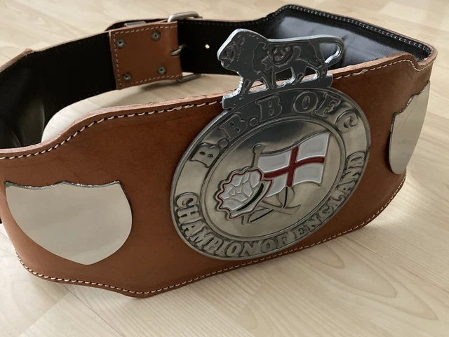 BBBOFC ENGLISH BOXING Championship Title Belt Original Rare £100.00 ...