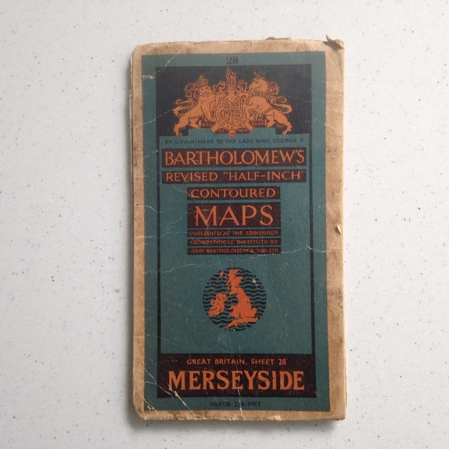 BARTHOLOMEW'S REVISED &HALF-INCH& Contoured Maps £4.50 - PicClick UK