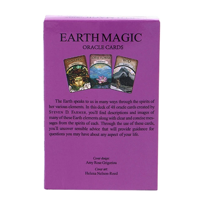 EARTH MAGIC ORACLE Cards English Version Deck Table Board Games Tarot ...