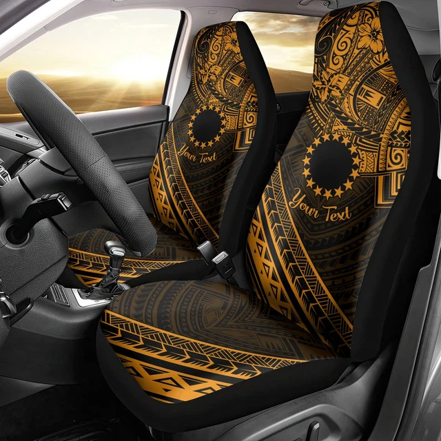 HAWAII MONK SEAL And Dolphin Car Seat Cover Polynesian Kakau Pattern ...