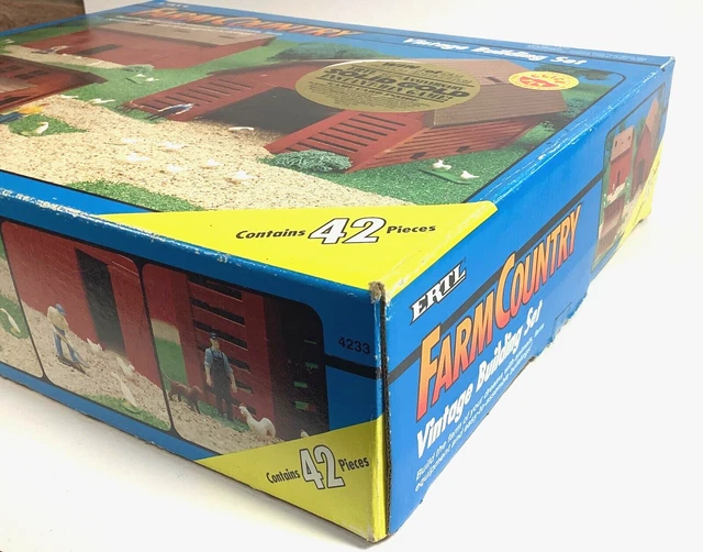 ERTL FARMING COUNTRY Vintage Building Set "1993" (New in Open Box) $59. ...
