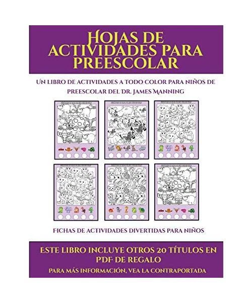 FICHAS DE ACTIVIDADES divertidas para niños (Hojas de actividades para preescol EUR 10,09 ...