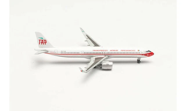 AIRBUS A321 NEO TAP Air Portugal - Retro anniversary colors CS-TJR 1/ ...