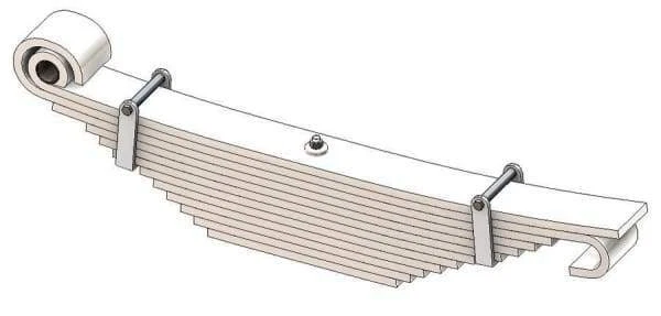 Hendrickson Walking Beam Suspension Leaf Spring 12 Leaf, 41% OFF