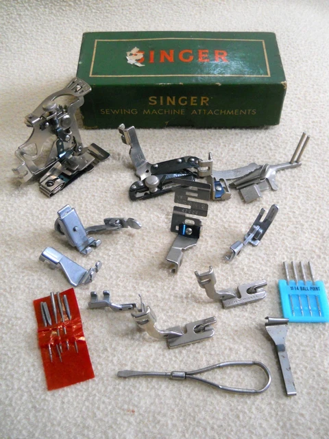 VINTAGE SINGER / Simanco Sewing Machine Parts / Green Box $31.76 ...