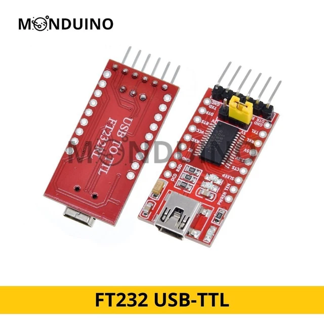 FT232 FTDI MINI USB to TTL Serial UART module adaptateur 3.3V 5V EUR 5 ... FT232 FTDI MINI USB to TTL Serial UART module adaptateur 3.3V 5V EUR 5 ...