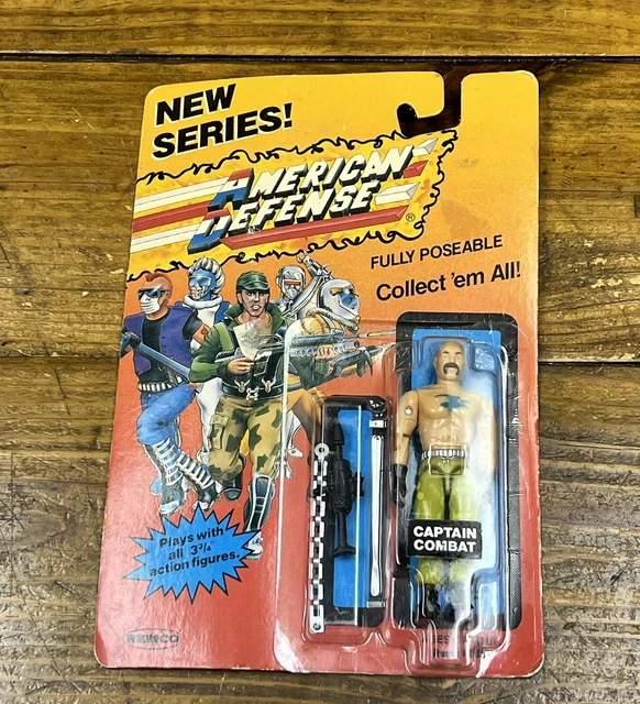 SEALED 1989 REMCO American Defense Captain Combat Action Figure GI Joe ...