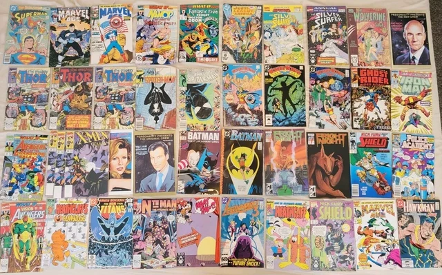 COMIC MIX 42 Spider-Man Thor Batman X-Men DC Marvel Comics bronze ...