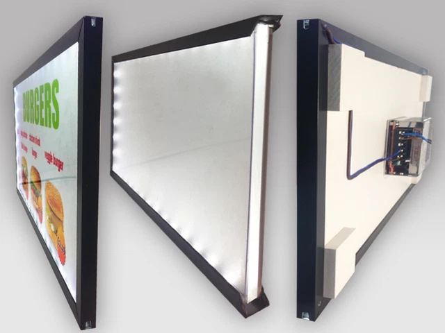 RESTAURANT MENU DISPLAY Slim Light Box//Menu Display/Shop Signs and ...