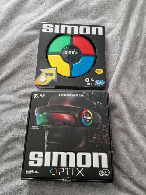 HASBRO GAMING SIMON Electronic Memory Game and Simon Optix game £18.28 ...