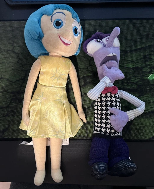 DISNEY PIXAR INSIDE Out Movie Fear & Joy Plush Bundle - Free Uk ...