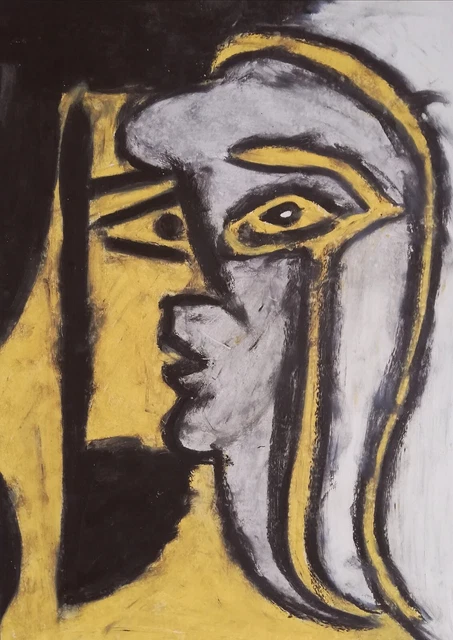 HUMAN MAN WOMAN Emotions Feelings Lost Alone Sad Portrait Art Painting ...