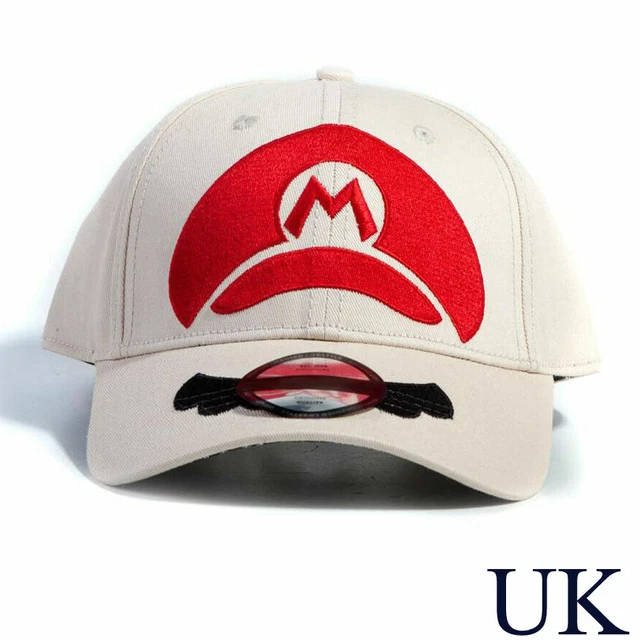 NINTENDO SUPER MARIO Bros. Mario Cap Logo Baseball Adjustable Cap £14. ...