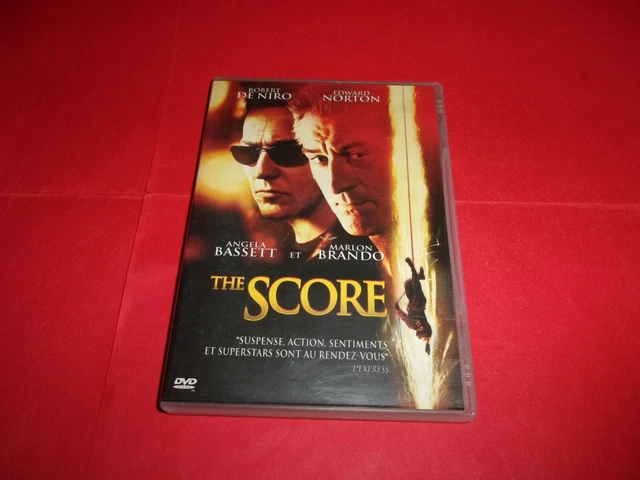 DVD,&THE SCORE&,ROBERT DE niro,edward norton,marlon brando,angela ...