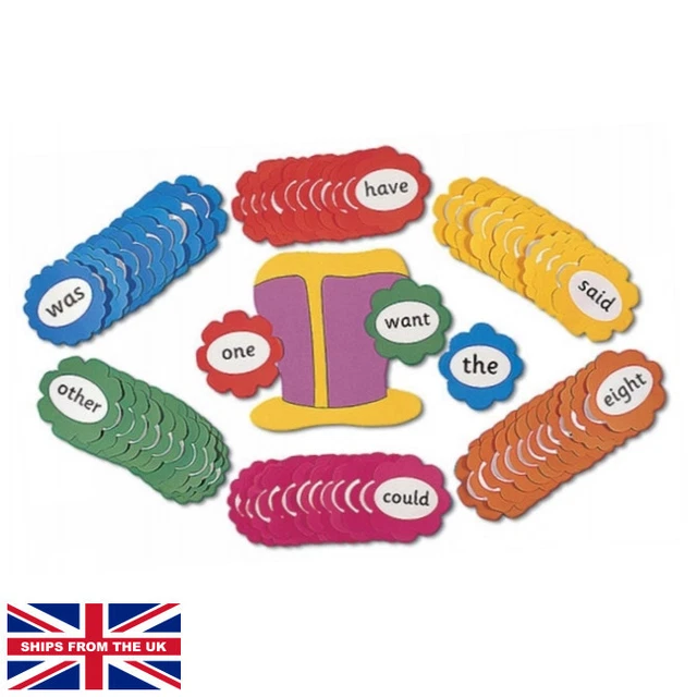 JOLLY PHONICS TRICKY Word Wall Flowers - Sara Wernham (Poster) - in ...