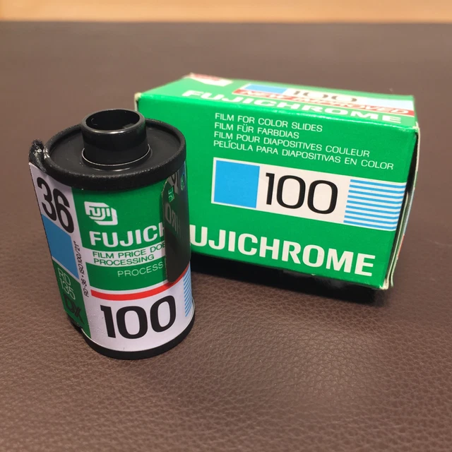 FUJICHROME RD 100 - 135/36 new improved Dia slide Film 35mm - 05/1995 ...