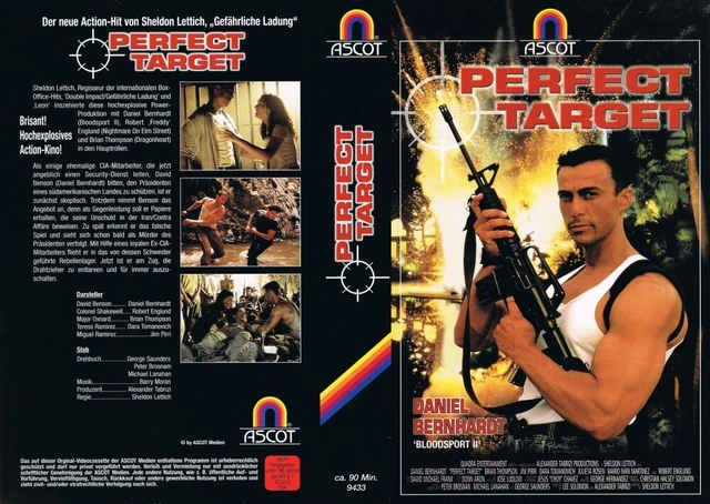 PERFECT TARGET (1997) Daniel Bernhardt - Robert Englund - German Vhs ...