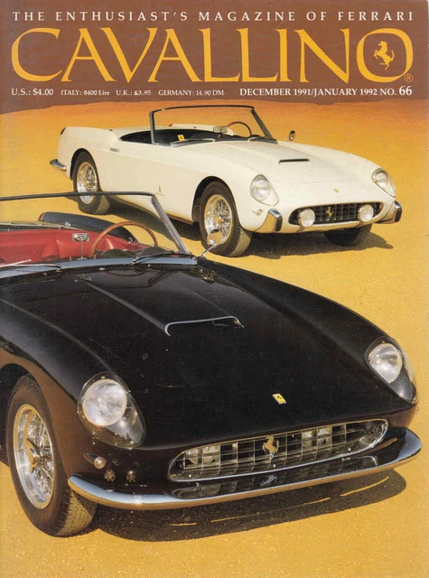 CAVALLINO THE ENTHUSIAST'S Magazine of Ferrari Number 66 $66.00 ...