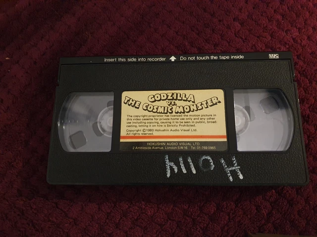 GODZILLA VS. THE COSMIC MONSTER VHS Hokushin Video Pre Cert EUR 5,70 ...