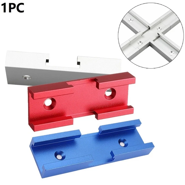 PORTABLE AND SMALL Sized Aluminum T Track Connector for Woodworking ...