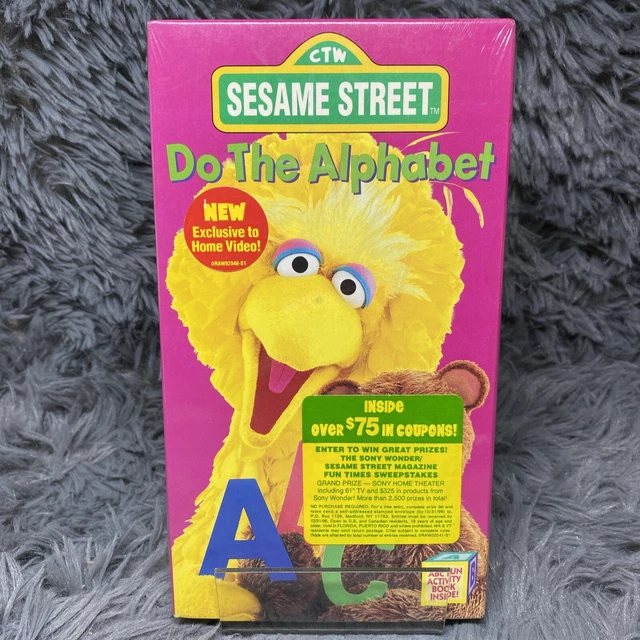 SESAME STREET DO the Alphabet VHS 1996 Big Bird Henson SEALED With ...