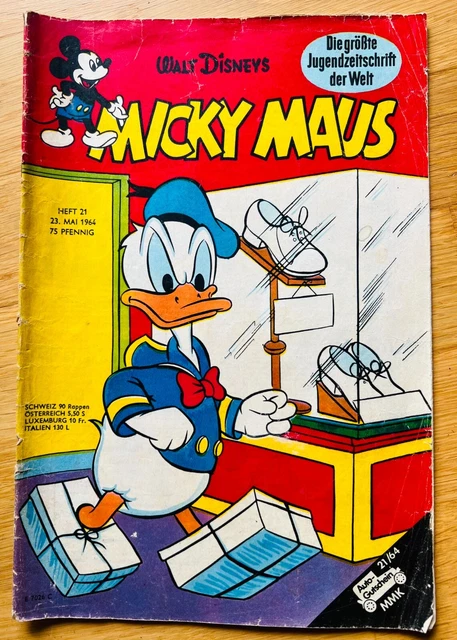 WALT DISNEY'S MICKEY Mouse Booklet No.21 from 1964 (Original) £4.15 ...