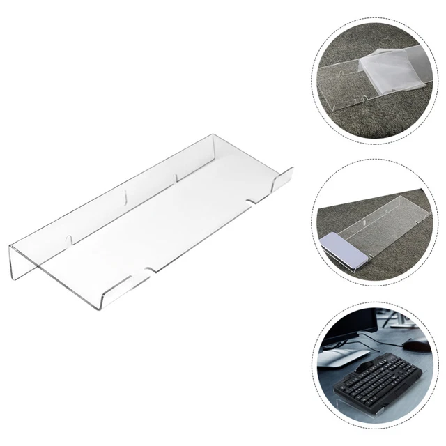 CLEAR ACRYLIC KEYBOARD riser Acrylic Tilted Computer Keyboard holder ...