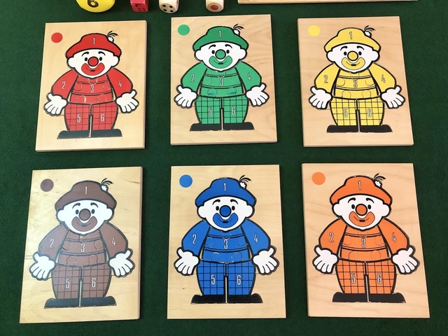 VINTAGE PAS-AAN CLOWN Puzzle Number Game By Rolf Holland - Therapy ...