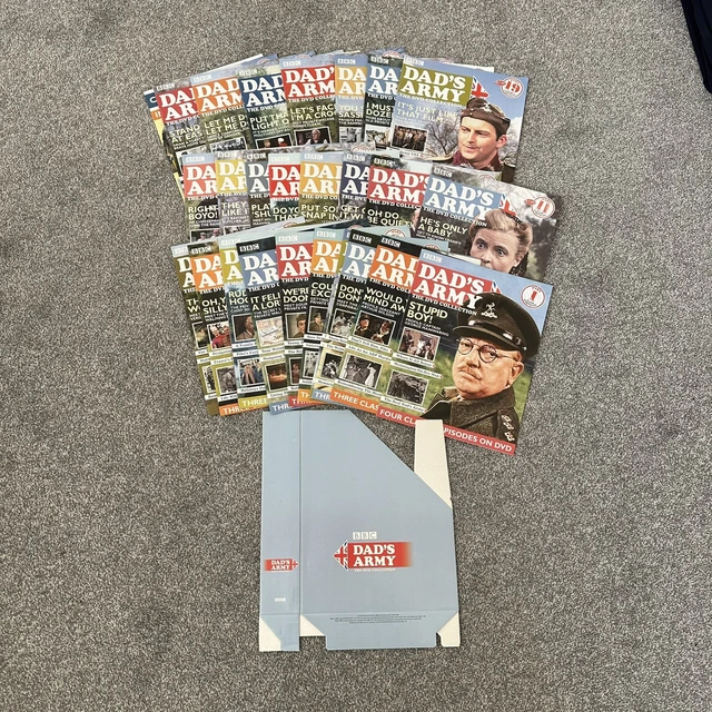 BBC DADS ARMY The DVD Collection - Complete Set Of 26 Magazines (Only ...