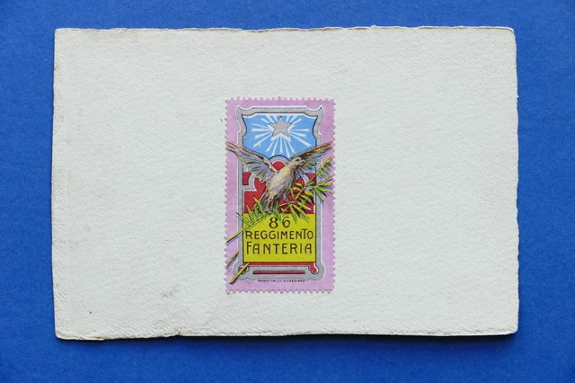 CARTOLINA CARTONCINO - Militaria - 86 Reggimento Fanteria - 1920 ca.. EUR 9,99 - PicClick IT