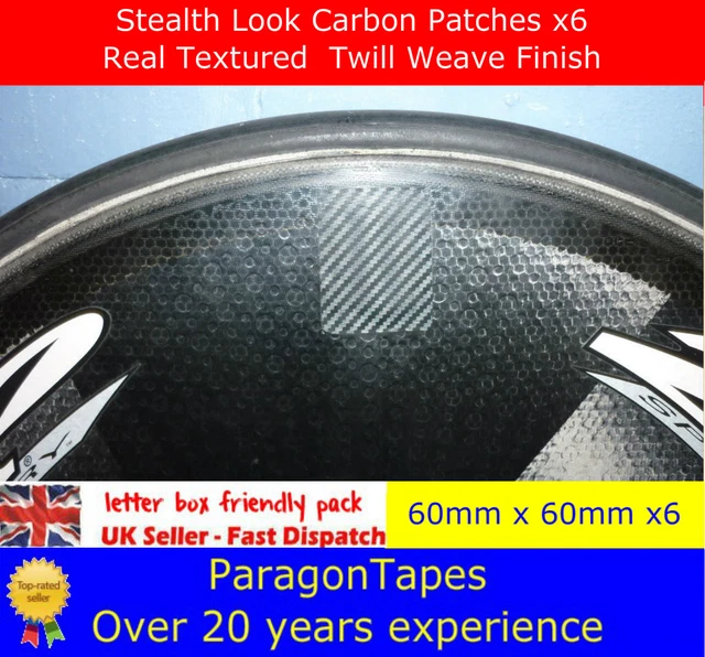 TIME TRIAL CARBON FIBRE DISC WHEEL Valve Patches TT Triathlon aero tri ...