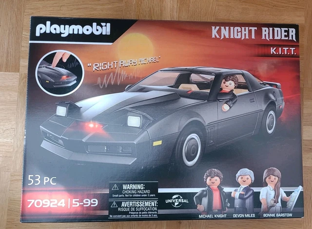 PLAYMOBIL KNIGHT RIDER - K.I.T.T. Baukasten-Set - 53 Teile (70924) EUR ...