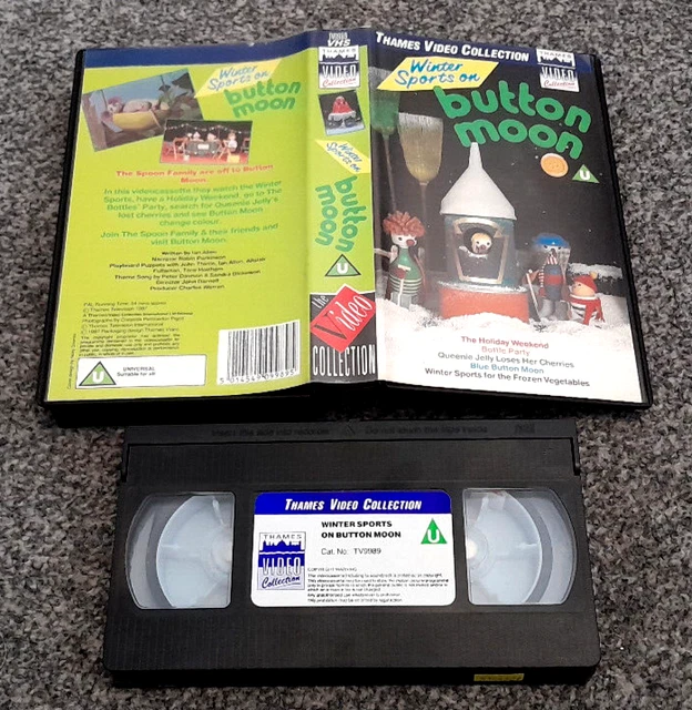BUTTON MOON WINTER Sports On Button Moon Thames Pal Vhs Video Children ...