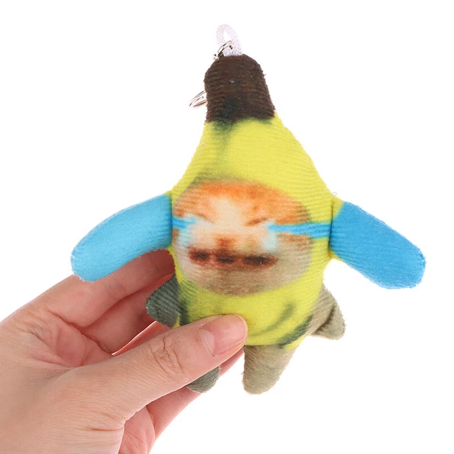 BANANA CAT PLUSH Pendant Cute Crying Banana Cat Funny Keychain Car Bag ... BANANA CAT PLUSH Pendant Cute Crying Banana Cat Funny Keychain Car Bag ...