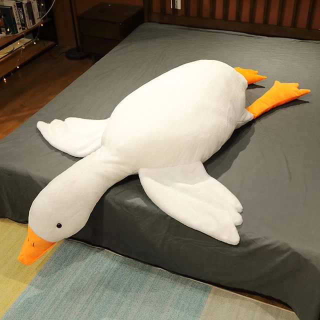 90CM LARGE DUCK Pillow Plush Toys Kids Cute Soft Stuffed | Big Teddy ...