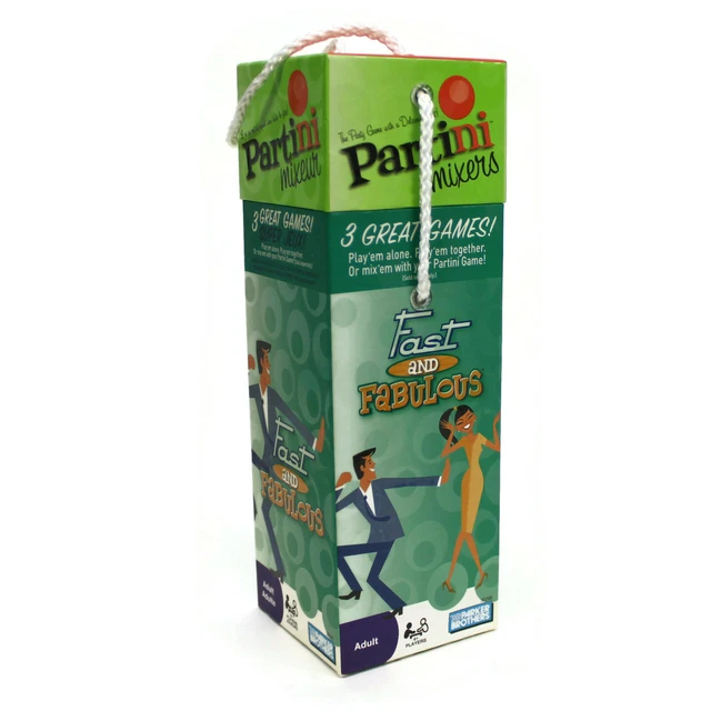 PARTINI MIXERS DINNER Party Ice Breaker Game for Adults Parker Bros ...