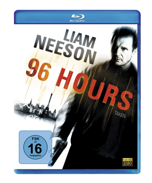 96 HOURS (BLU-RAY) Liam Neeson Maggie Grace Pierre Morel (UK IMPORT ...