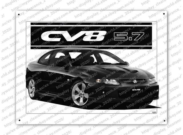 MINI TIN SIGN Suit Holden Monaro Cv8 Enthusiast #1231 Mancave 185Mm X ...