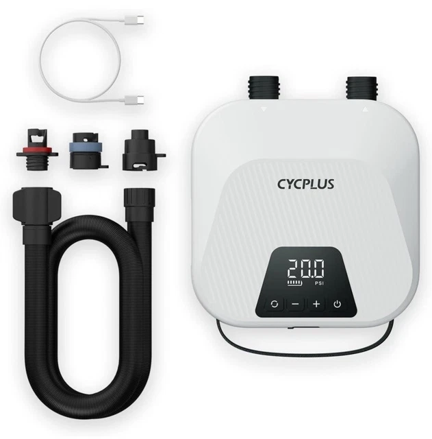 CYCPLUS 20PSI HIGH Pressure Smart SUP Air Pump, Rechargeable Pump £95. ...